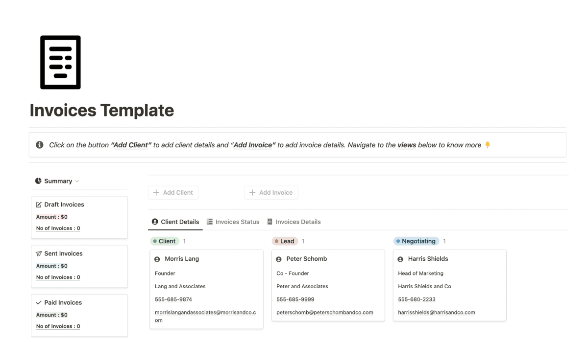 10 Best Notion Invoice Templates to Streamline Your Billing