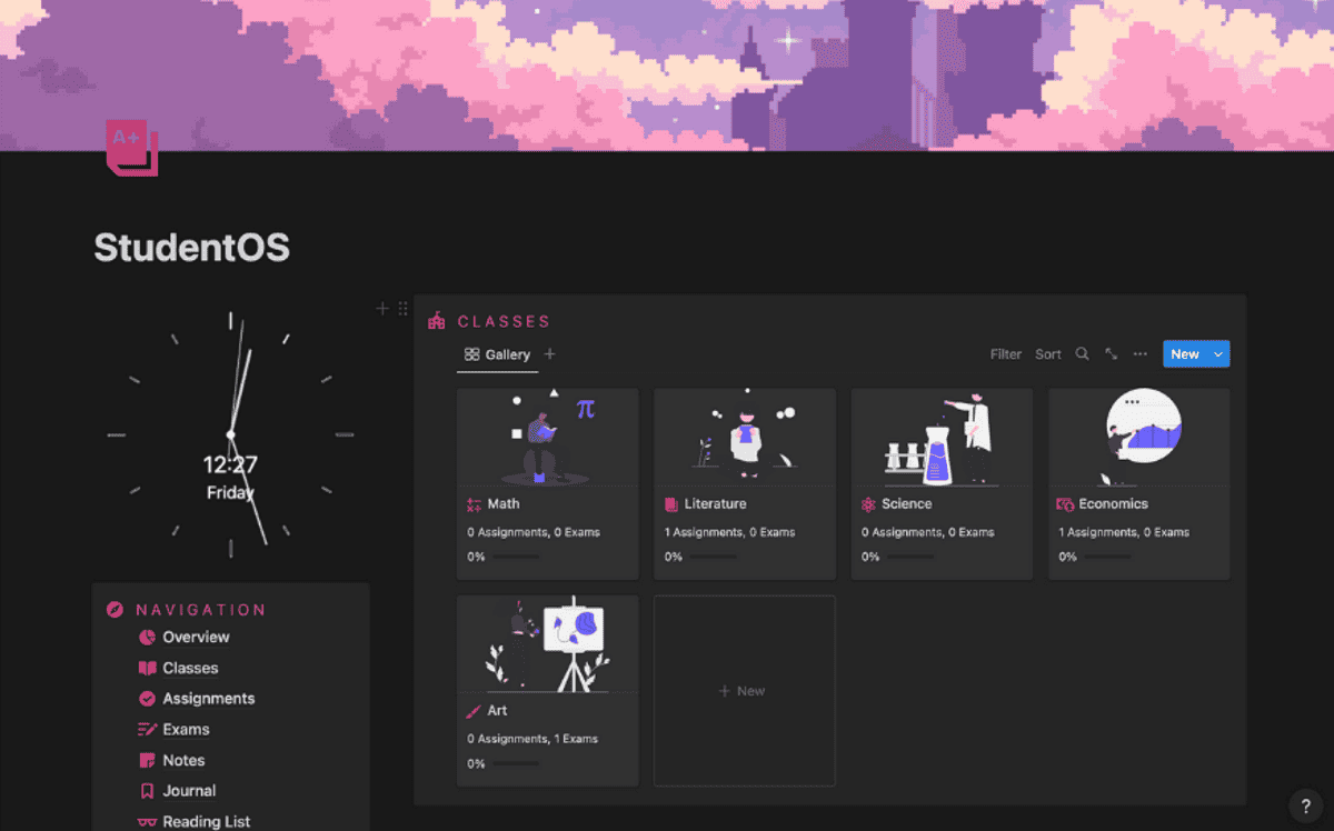 25 Best Notion Templates for Students [School, University]